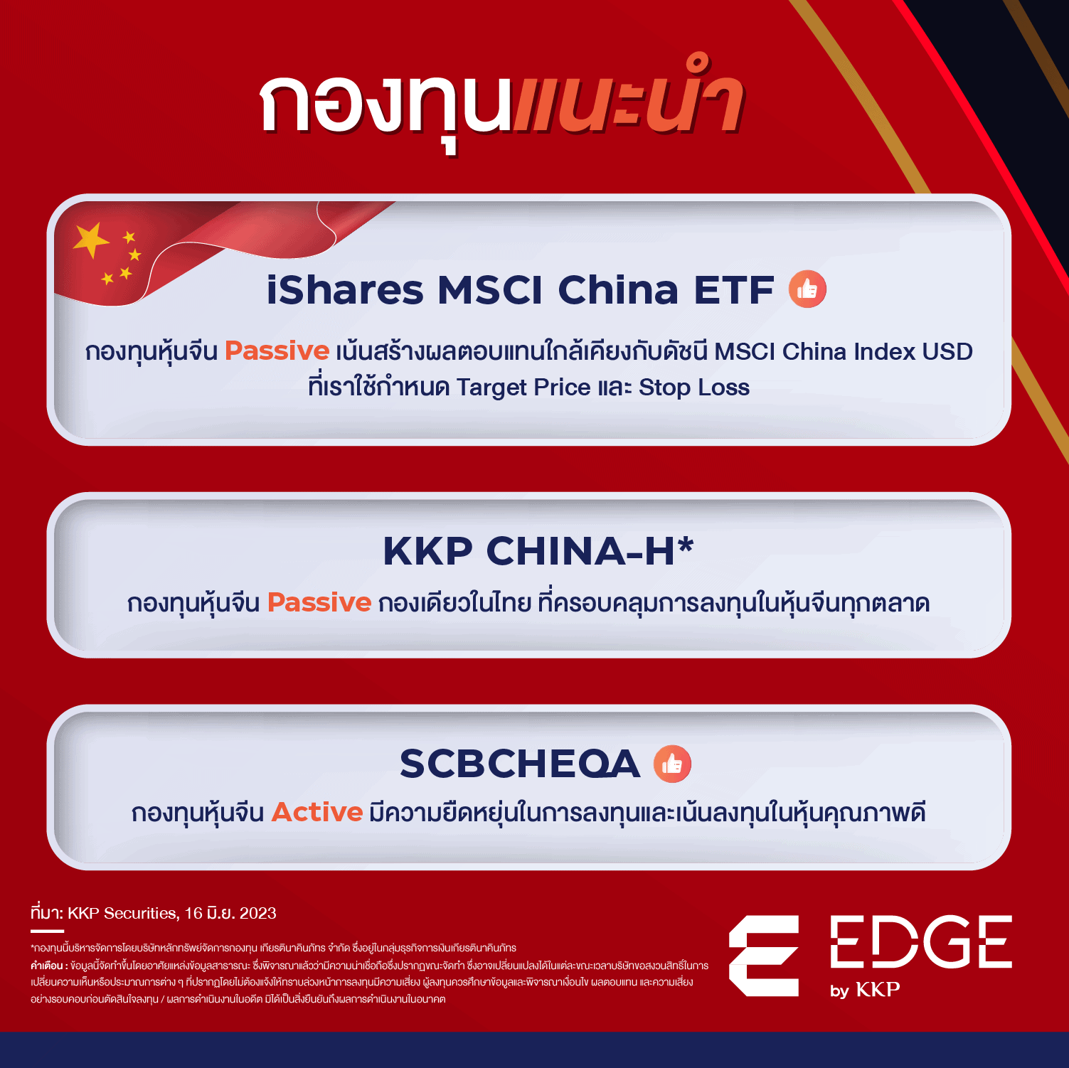 FUND SPOT มังกรผงาด ถึงเวลาลงทุนหุ้นจีน | EDGE by KKP